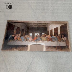 Tile Mural of the Last Supper by Leonardo Da Vinci With Variety of ...