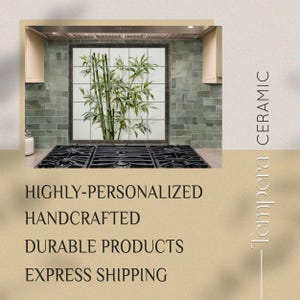 Bamboo Backsplash Tiles for Zen Kitchen, Kitchen Tiles Decor With ...