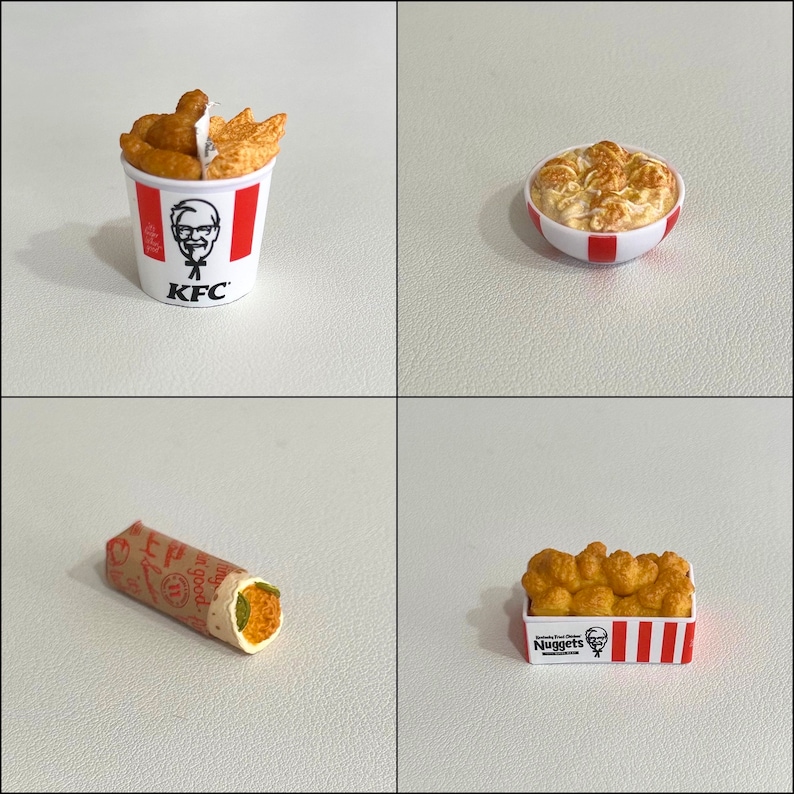 KFC Mini Brands Miniature Toys Collectible Mini Toy Food - Etsy