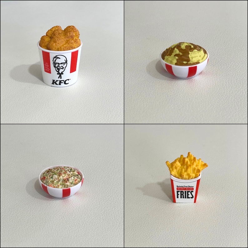 KFC Mini Brands Miniature Toys Collectible Mini Toy Food - Etsy