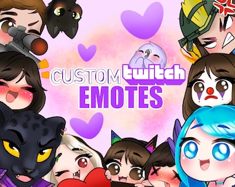 Custom Emotes for Twitch Streamers | Custom Emojis & Stickers for ...