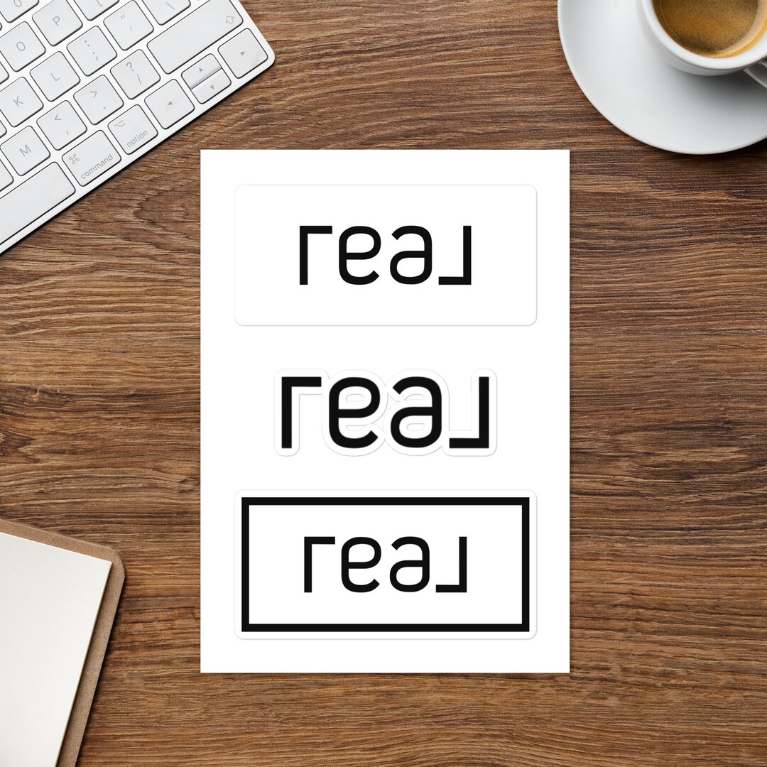 Real Broker Stickers for Notebooks, Laptops, Bubble-free Stickers, Real ...