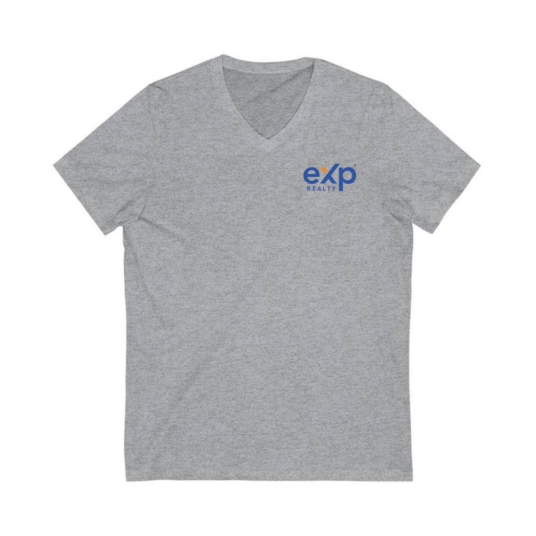 Exp Realty Unisex Jersey Short Sleeve V-neck Tee, Real Estate Shirt ...