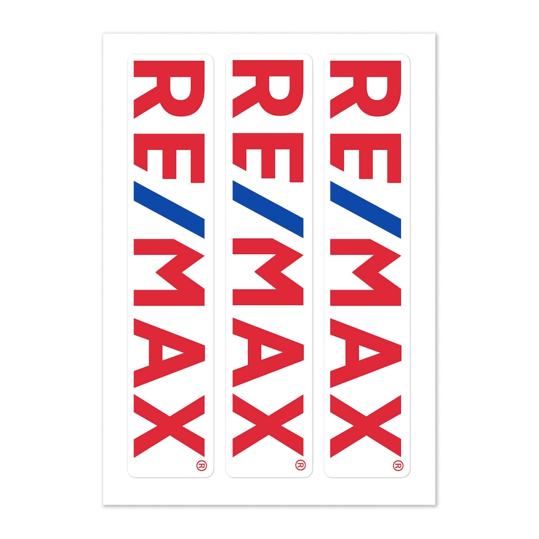RE/MAX Stickers for Notebooks, Laptops, Bubble-free Stickers, REMAX ...