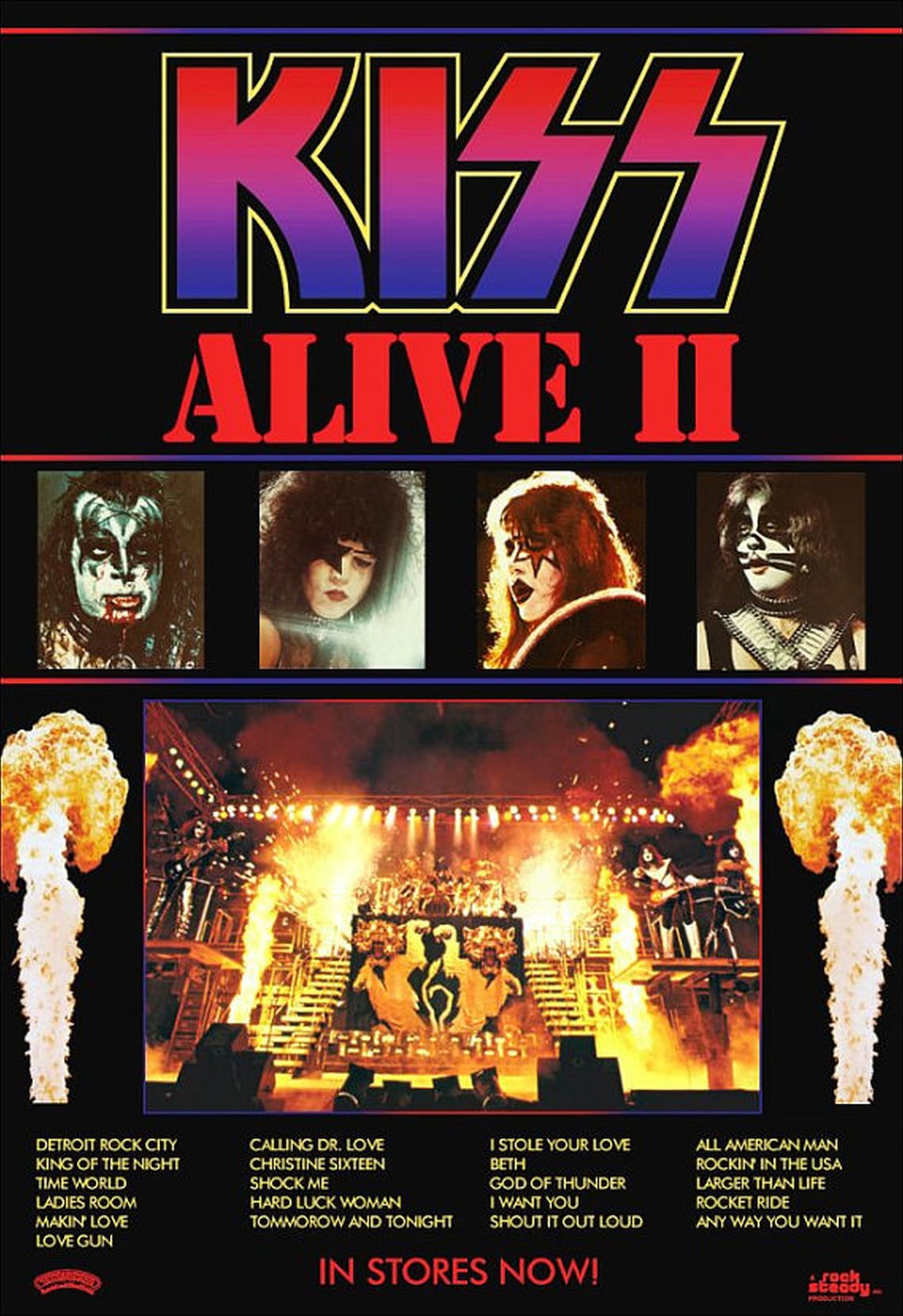 Kiss Alive II Set of 5 Glossy Printed Photos 8x11 inches | Etsy