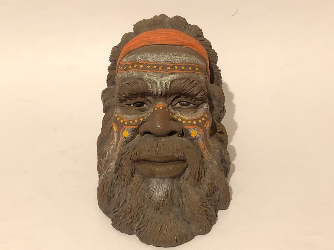 Superbly Detailed Aboriginal Australian Chief's Head - Etsy