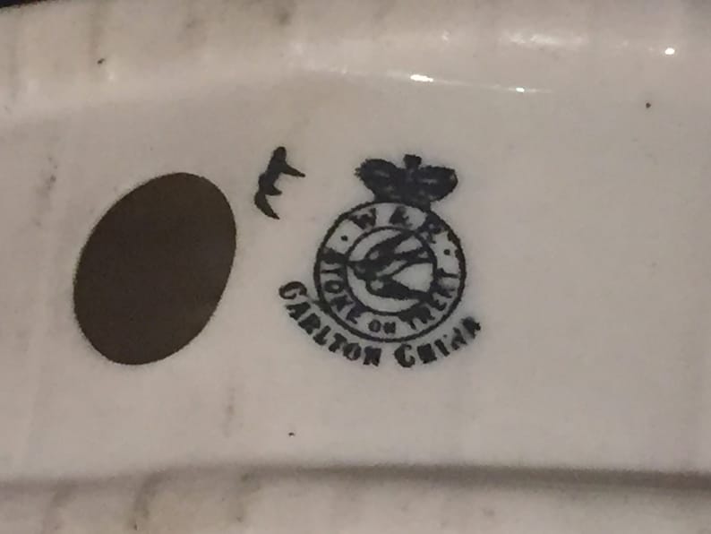 Carlton China Crested Ware Porcelain WW1 Tank With "creme -de -menthe ...