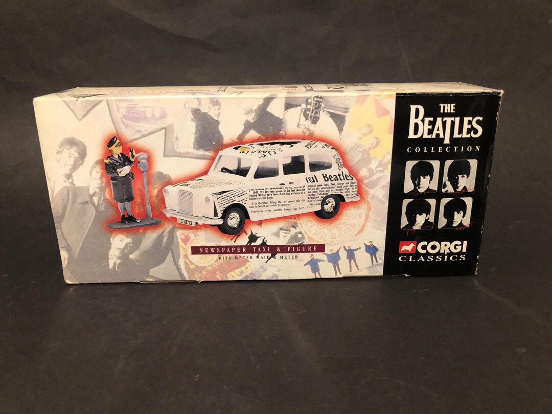 The Beatles Collection - Newspaper Taxi + Rita Meter Maid Figure ...