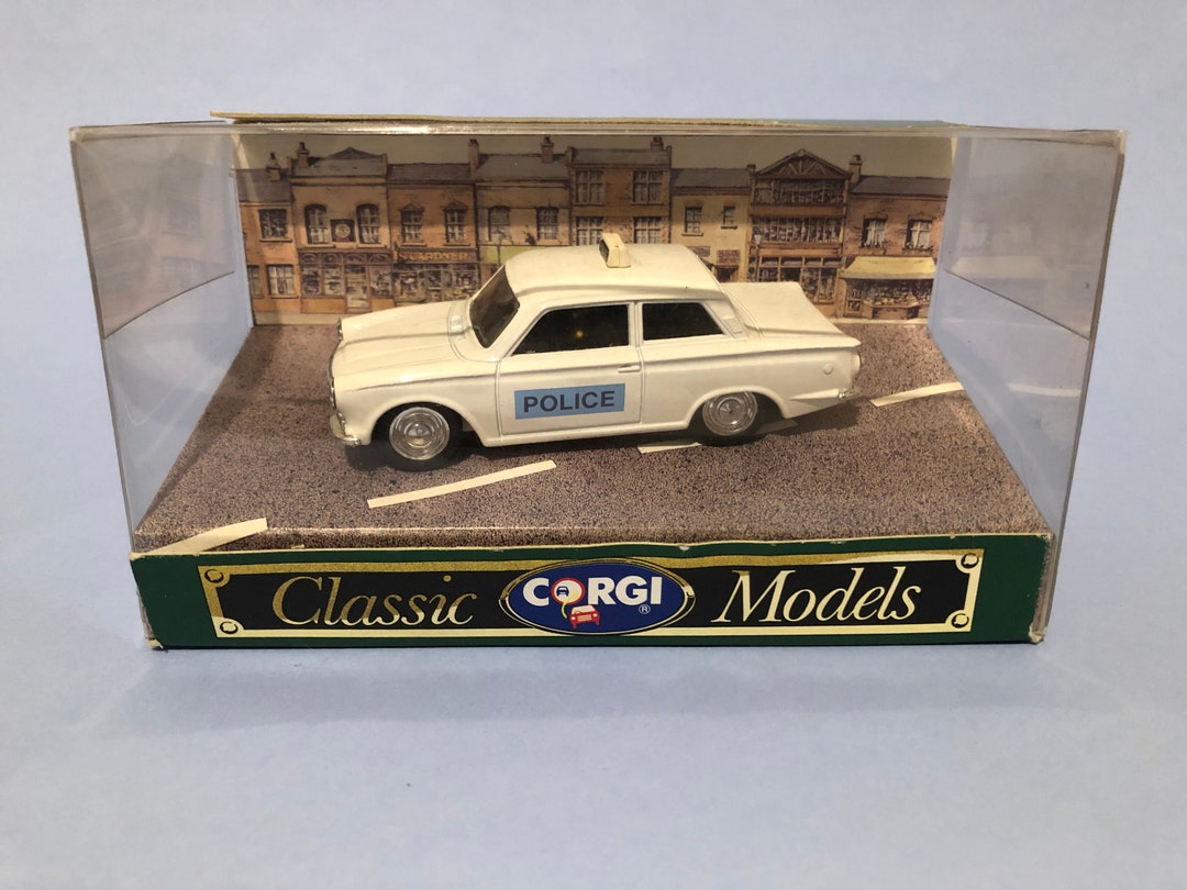 Classic Corgi Models - 1960s Ford Cortina MK1 Police Car Saloon - Boxed ...