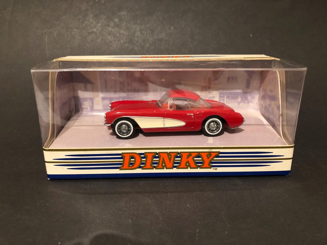 Dinky /matchbox 1956 Chevrolet Corvette Car DY023/A Scale 1-43 Boxed ...