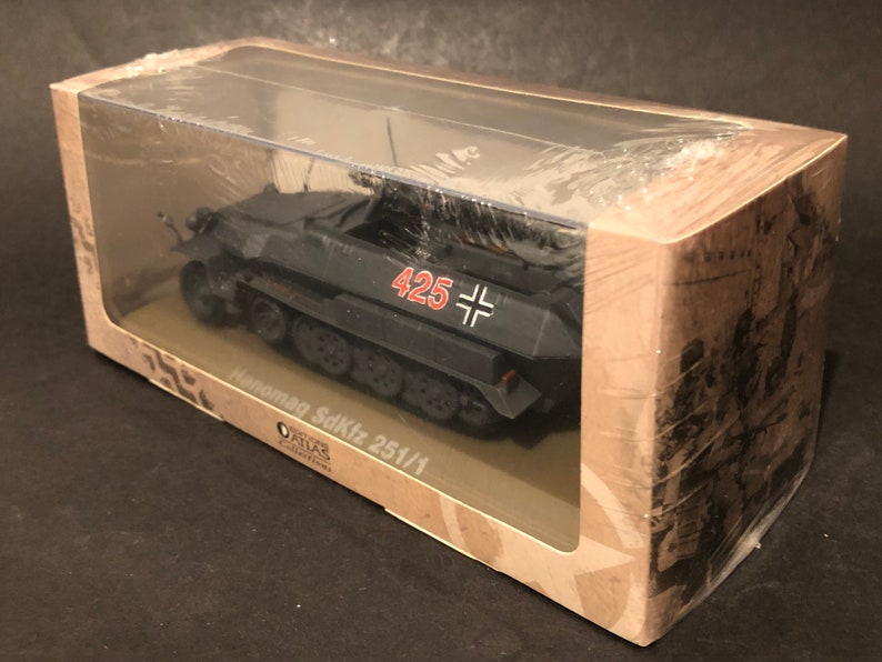 WW2 German Hanomag Sdkfz 251/1 Half Track - Atlas Collections - Sealed ...