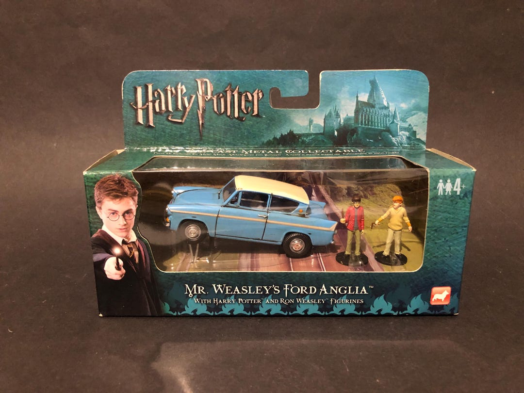 Harry Potter Mr Weasley's Ford Anglia Car With Figures - Corgi Toy - Etsy