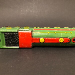 Classic Tin Train With Rubber Wheels Underneath -made in England - Make ...