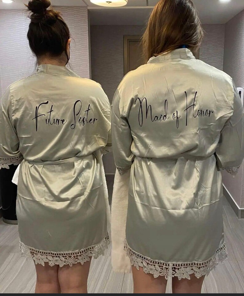 Silk Robes, Mother of the Bride Gift From Daughter, Luxurious Bride to ...