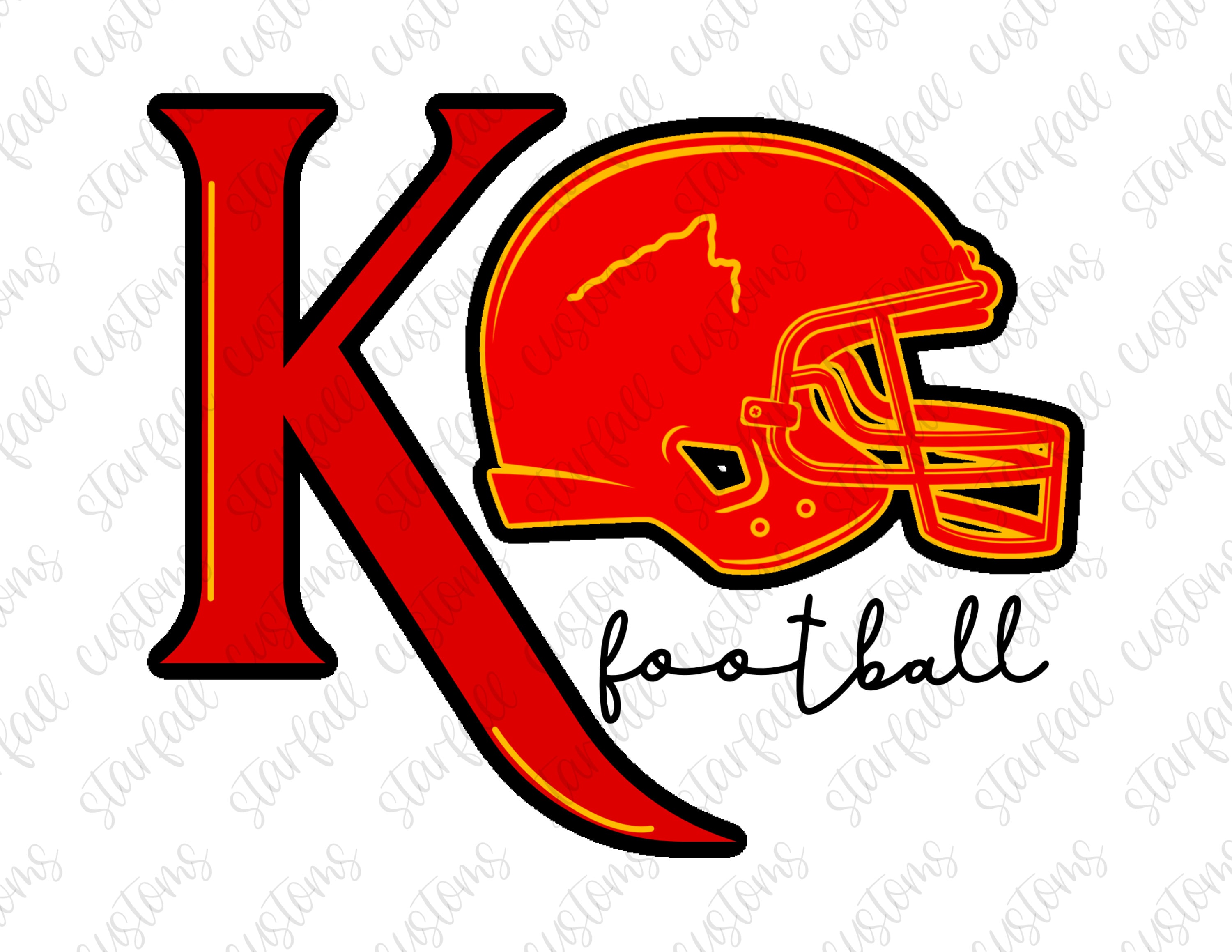 Kansas City Football PNG, KC Football Png, Kansas City Png - Etsy