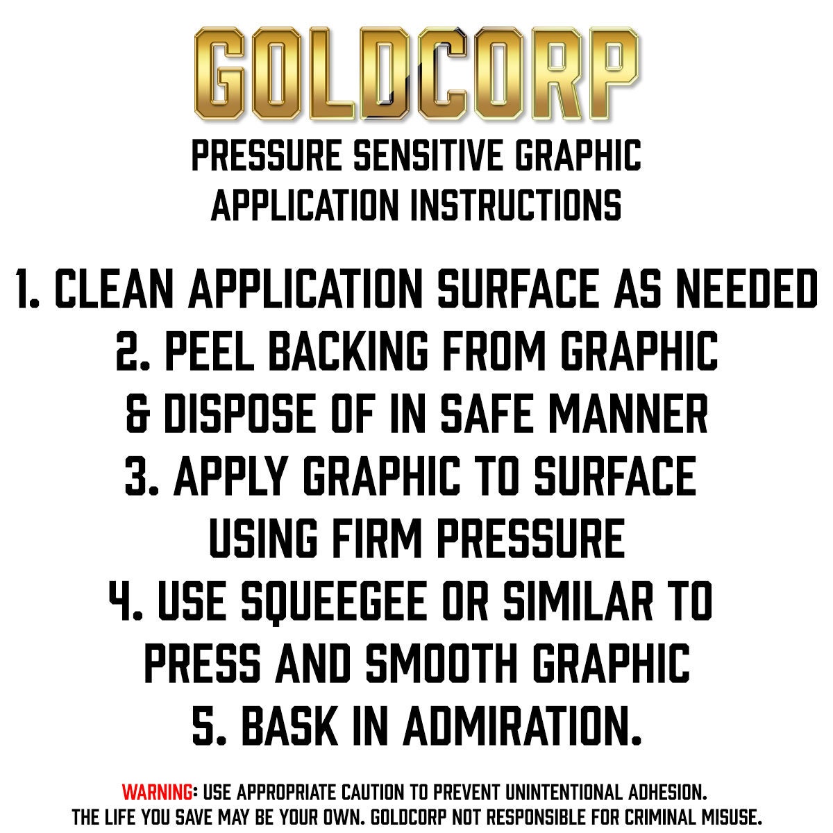GOLDCORP Logo Sticker - 3"x.75" - Etsy