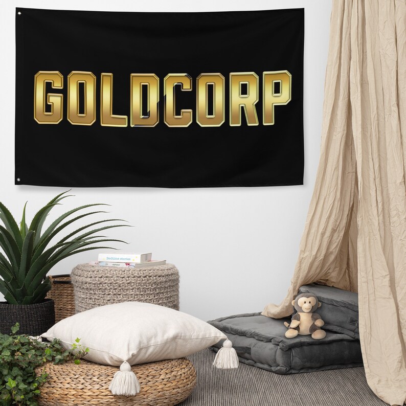 GOLDCORP Logo Flag - Etsy
