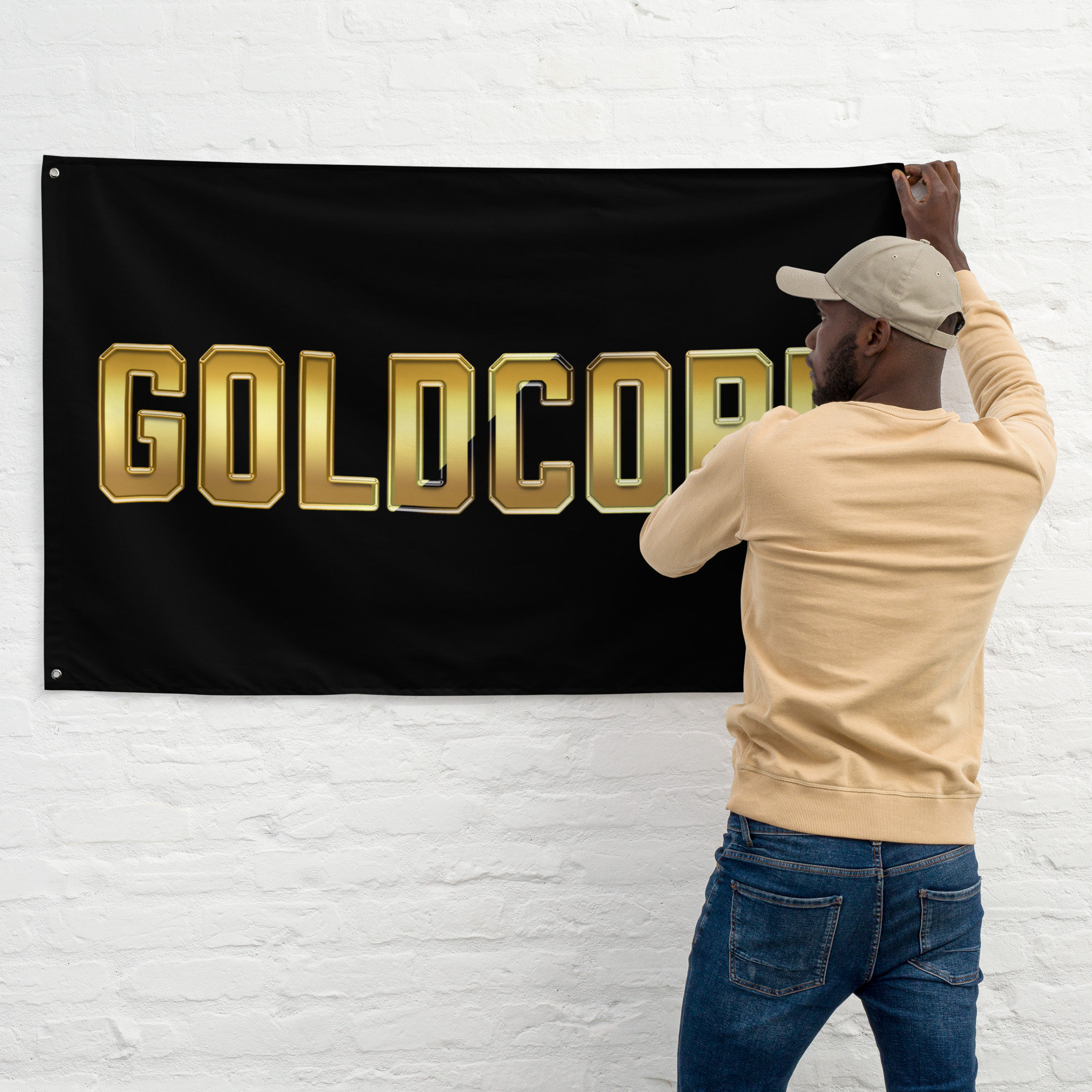 GOLDCORP Logo Flag - Etsy
