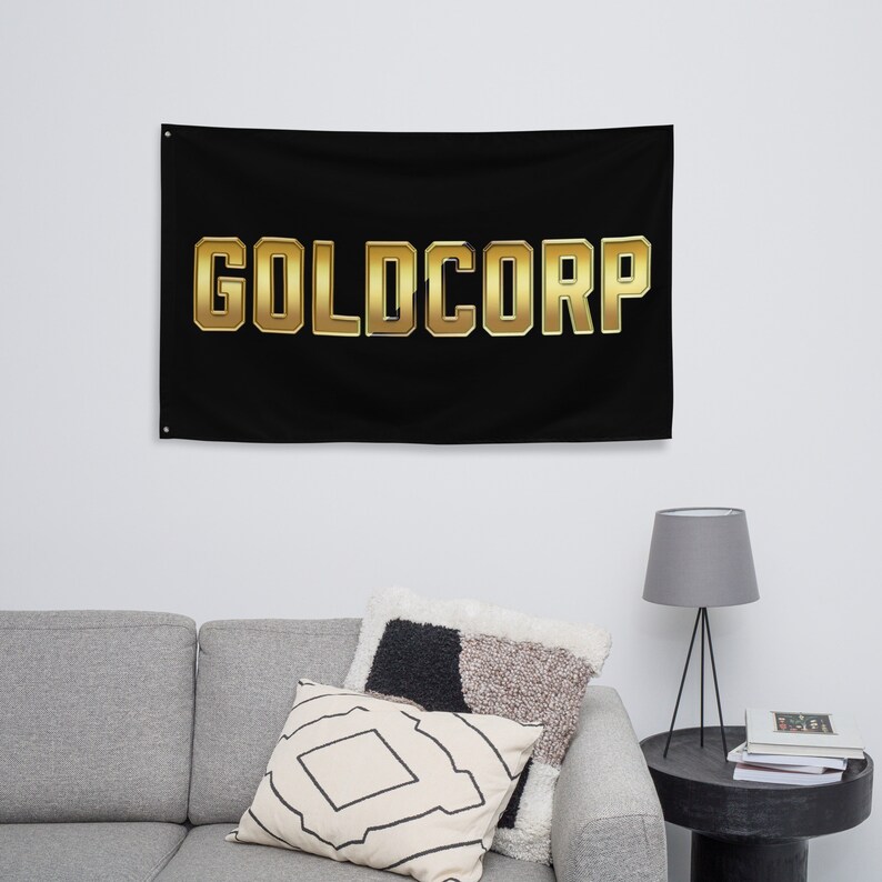 GOLDCORP Logo Flag - Etsy