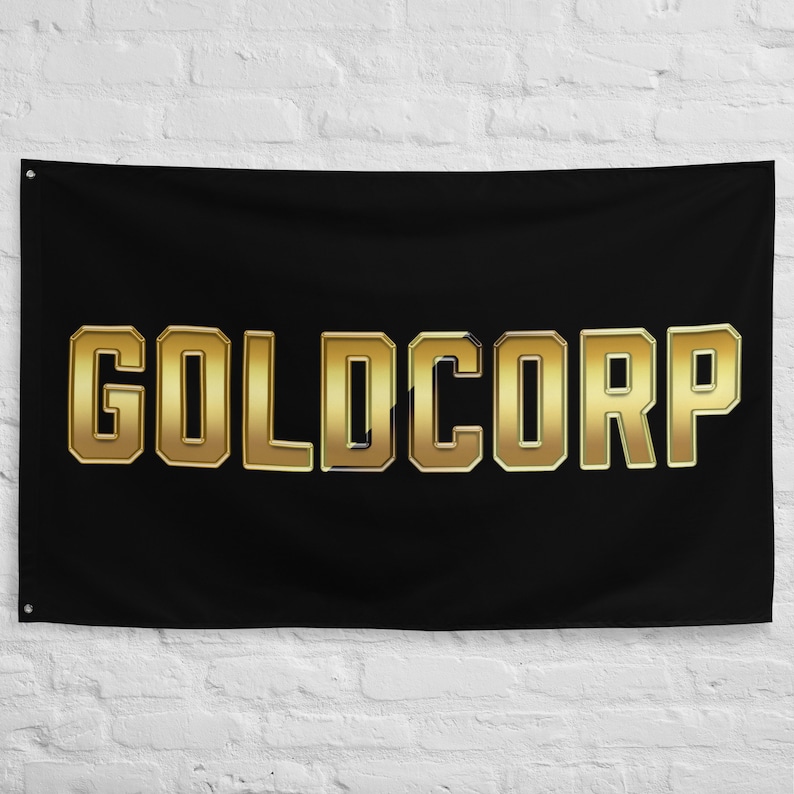 GOLDCORP Logo Flag - Etsy
