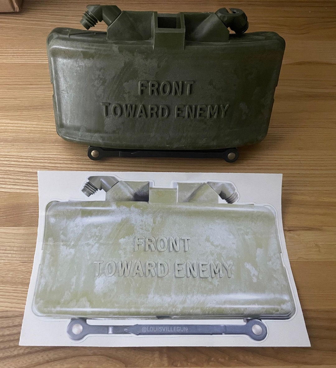 Lifesize M18A1 Claymore Sticker: Front Toward Enemy - Etsy
