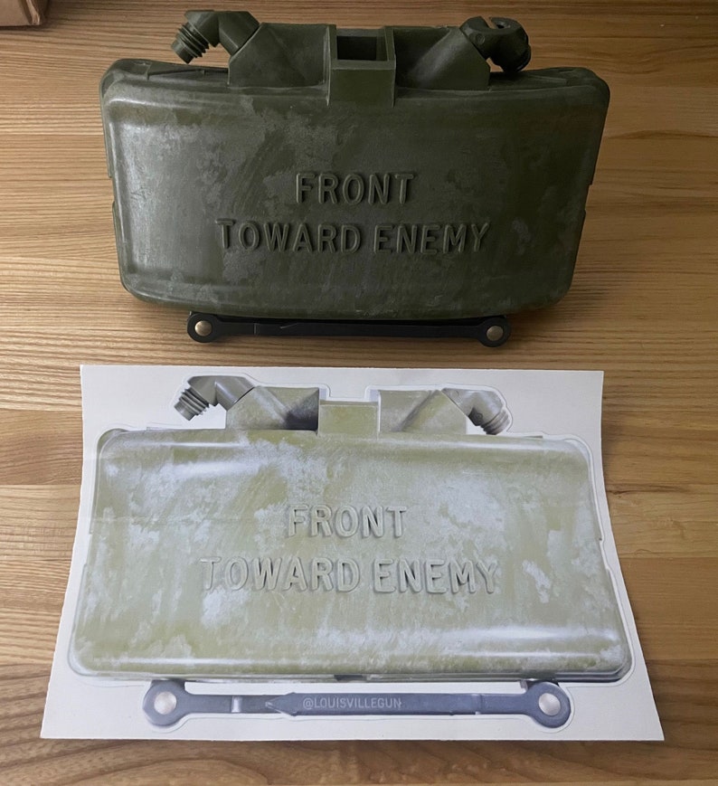 Lifesize M18A1 Claymore Sticker: Front Toward Enemy - Etsy