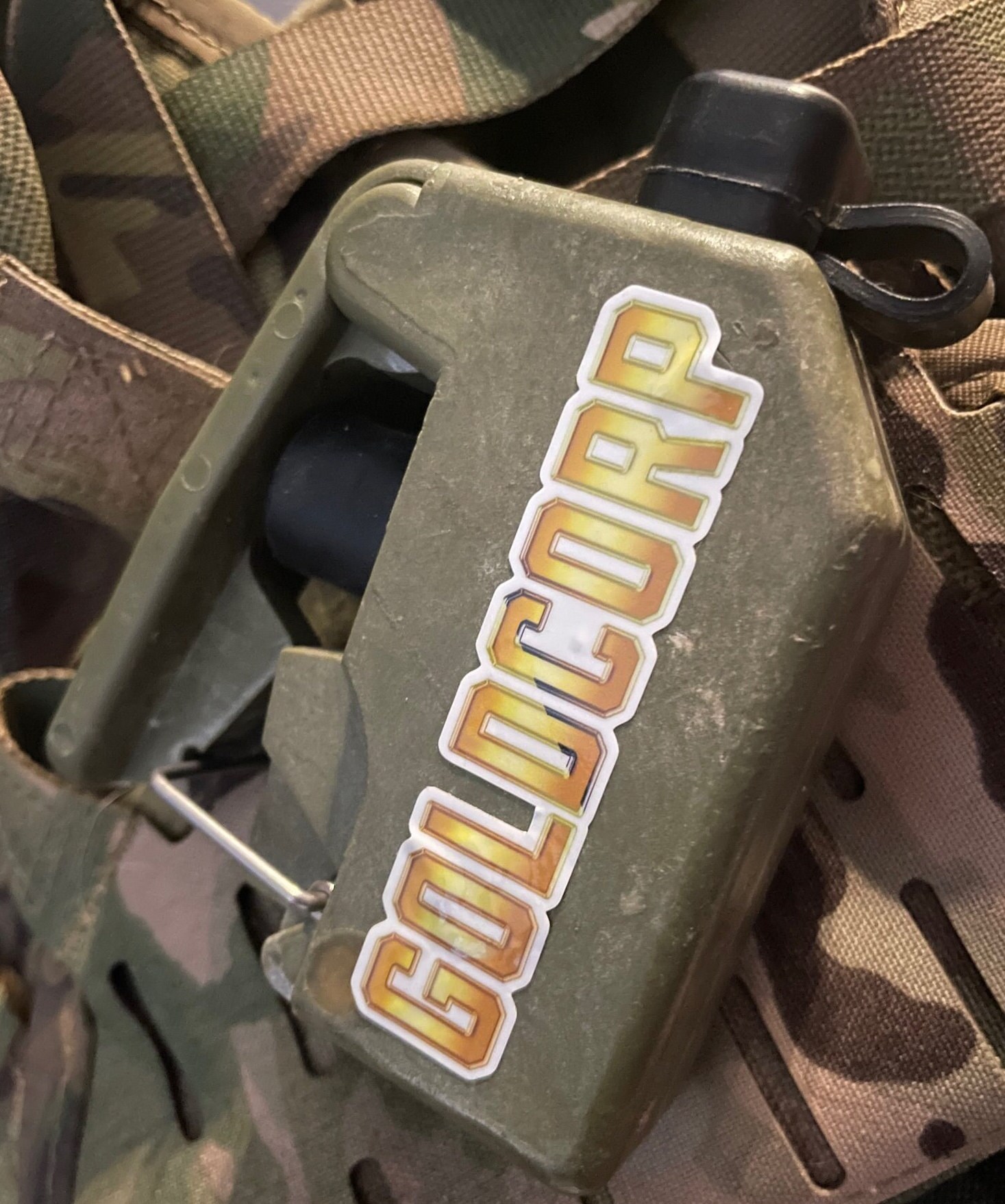 GOLDCORP Logo Sticker - 3"x.75" - Etsy