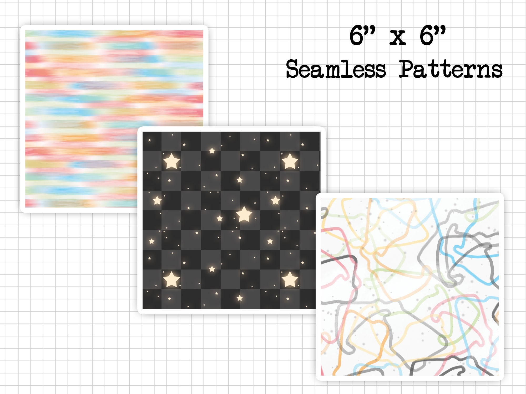 The Tracks Race Car Driving Hand Drawn Seamless Scrapbooking Pattern ...