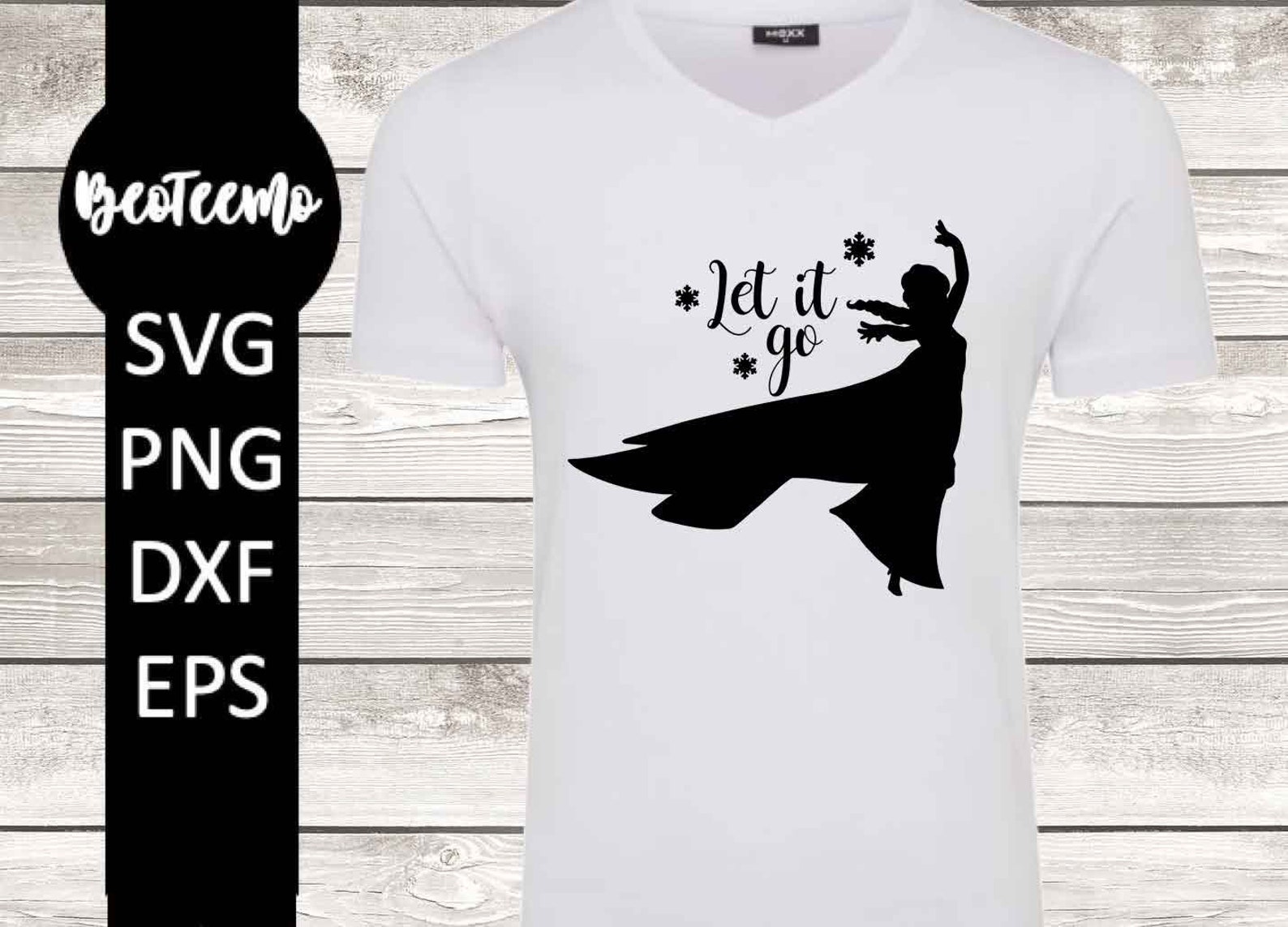 Let It Go SVG Disney svg Frozen SVG Elsa SVG png dxf eps | Etsy