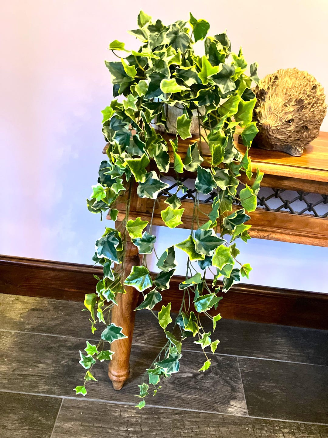 Artificial Variegated Trailing Ivy - 100cm With or Without Pot - Etsy