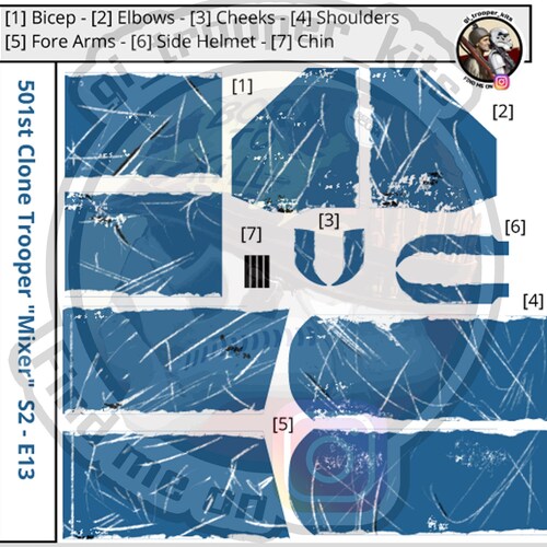 1/12 Sergeant Kano Decal Sheet Star Wars Black Series Clone - Etsy
