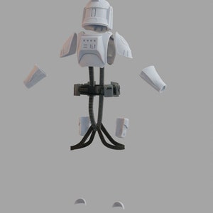 1/12 - Clone Stealth Pilot - 3D Printed Kit - Etsy