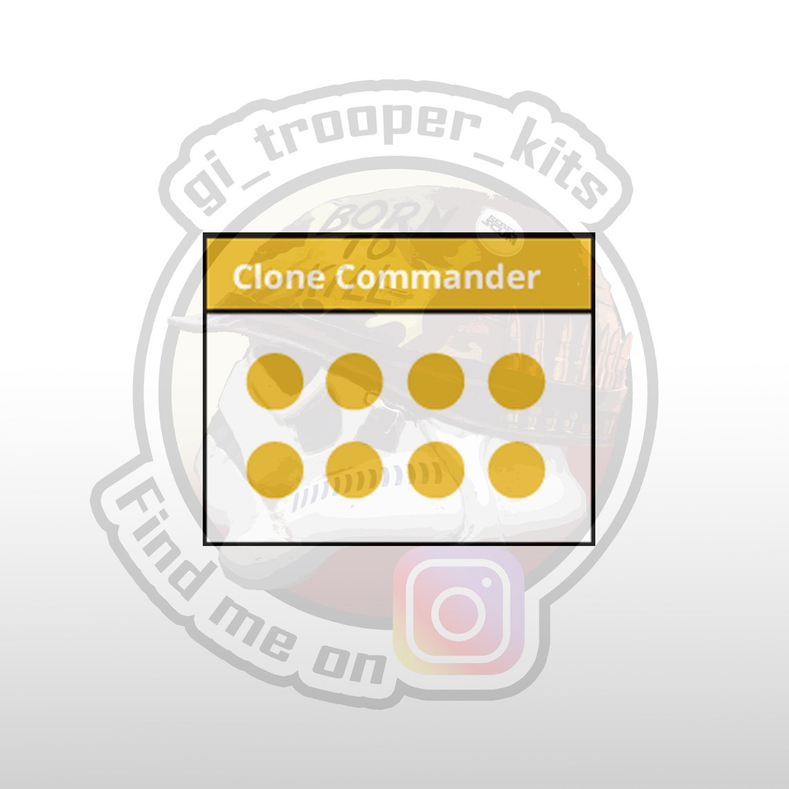 1/12 Clone Rank Dots Waterslide Decal - Etsy