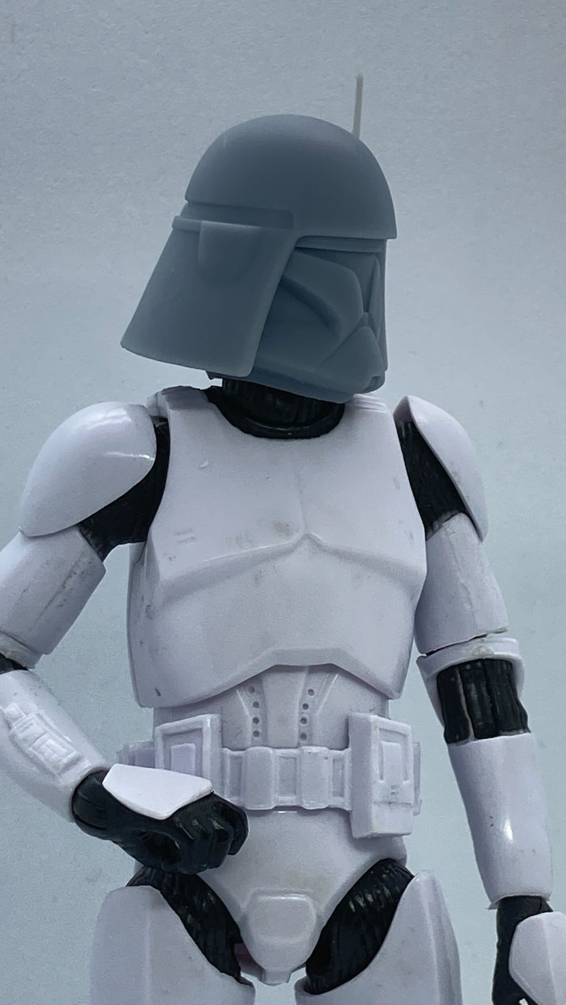 1/12 P1 Clone Trooper Reinforced Helmet Black Series 3D - Etsy