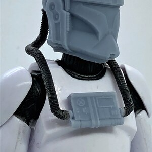1/12 - Clone Pilot P1 Helmet, Tubes & Chest Box - 3D Printed - Etsy