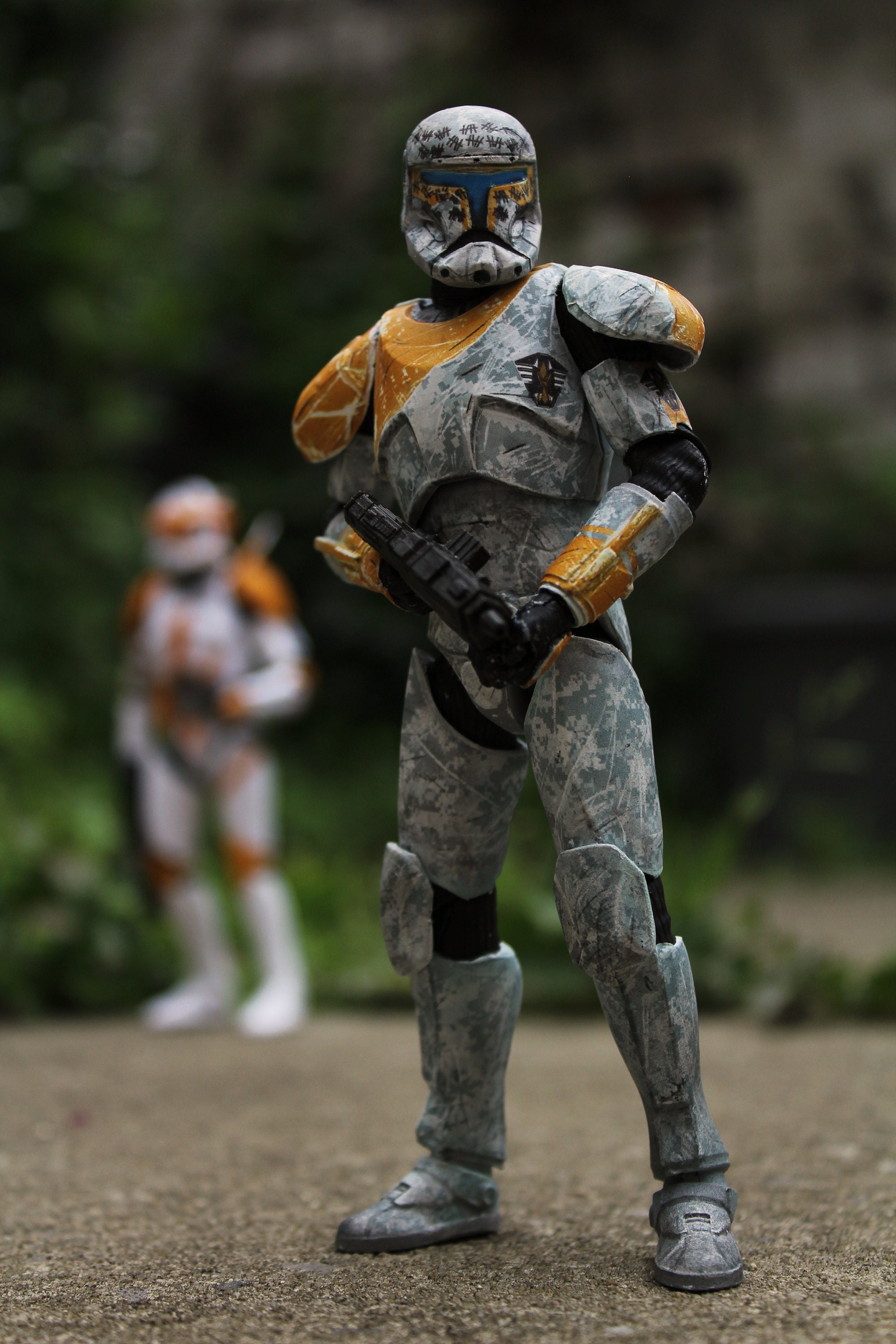 1/12 - Clone Commando Gregor Waterslide Decal Sheet Star Wars Black ...