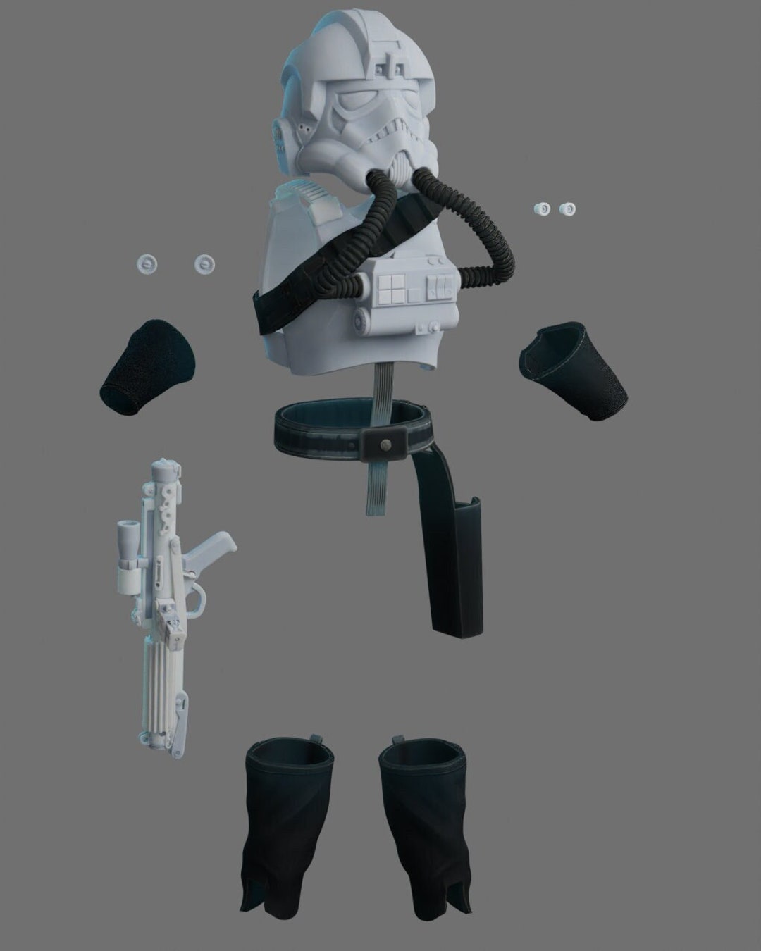 1/12 -gideon Hask (SWBF2) - (bodhi Rook Conversion Kit) 3D Printed ...