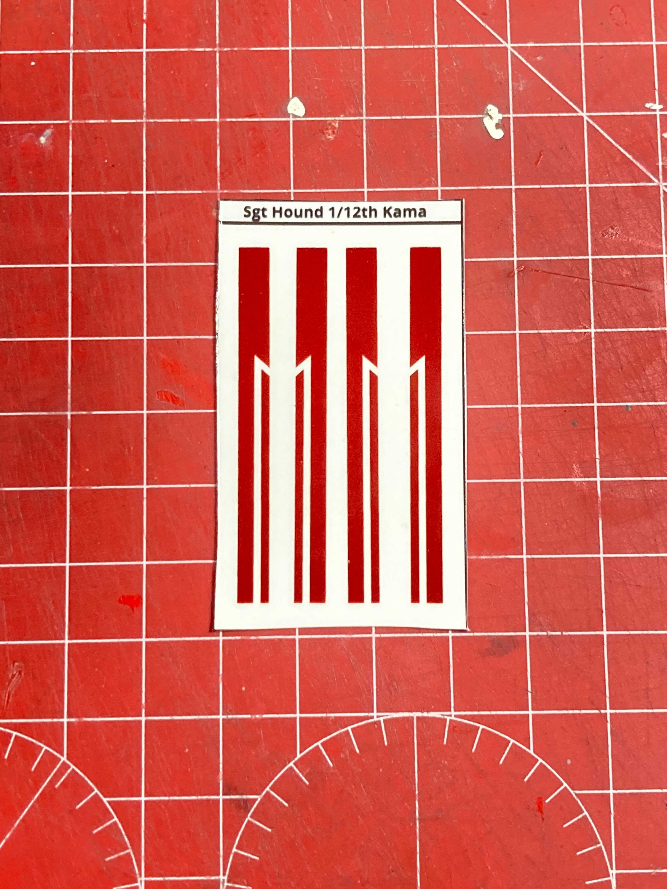 Sgt Hound Coruscant Guard 1/12th Waterslide Decal Sheets - Etsy UK