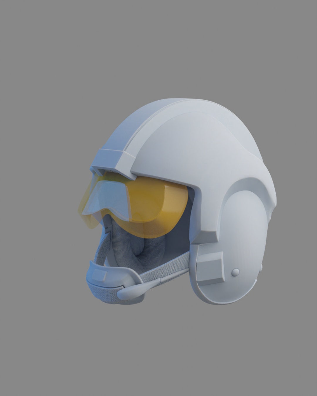 1/12 - X-wing Pilot Black Series 3D Printed Helmet - Etsy