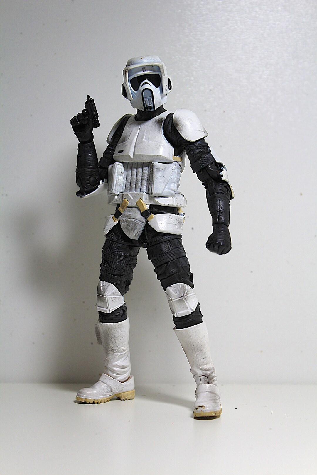 112 Scout Trooper Helmet 3d Printed For Black Series Figures Th Etsy