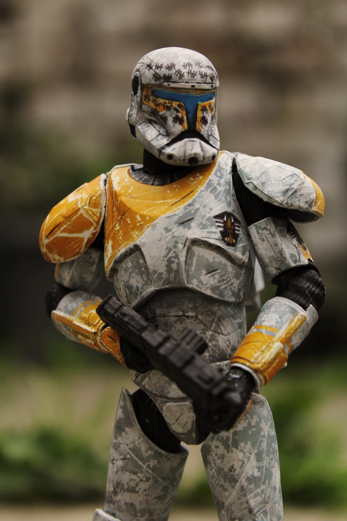 1/12 - Clone Commando Gregor Waterslide Decal Sheet Star Wars Black ...