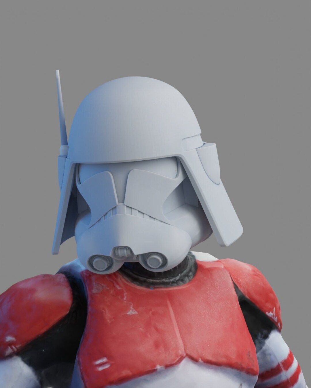 1/12 - P2 Clone Trooper Reinforced Helmet Black Series 3D Printed - Etsy
