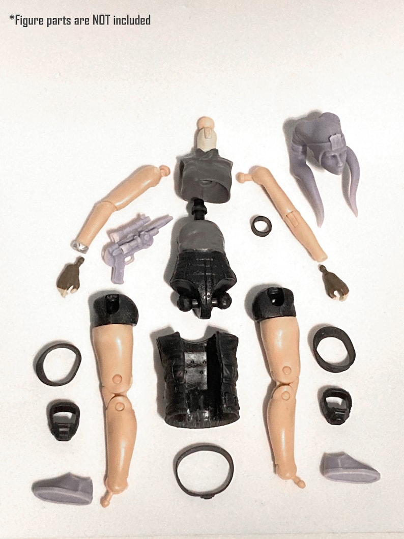 1/12 - Mission Vao Figure Kit 3D Printed Parts - Etsy Singapore