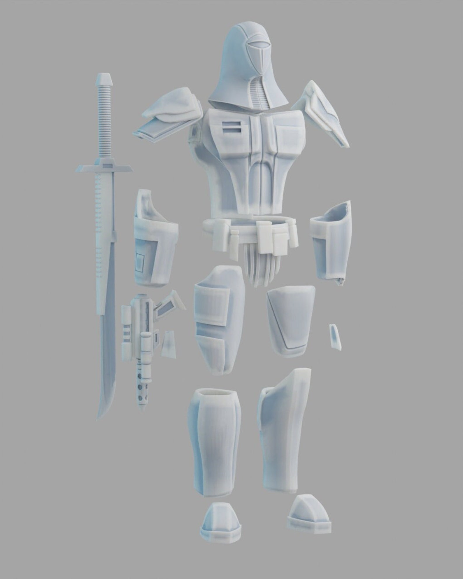 1/12 - Neo Crusader KOTOR - 3D Printed Kit - Etsy