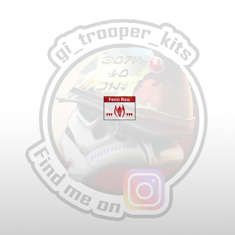 1/12 -fenn Rau Helmet Waterslide Decal Black Series - Etsy
