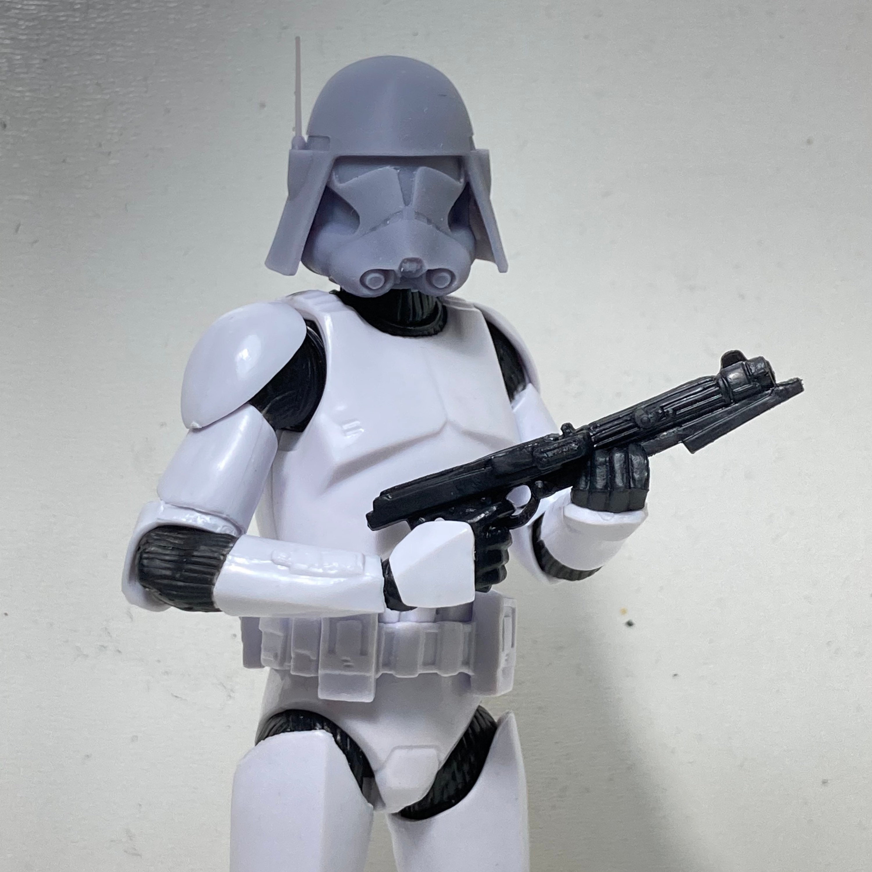 1/12 - P2 Clone Trooper Reinforced Helmet Black Series 3D Printed - Etsy