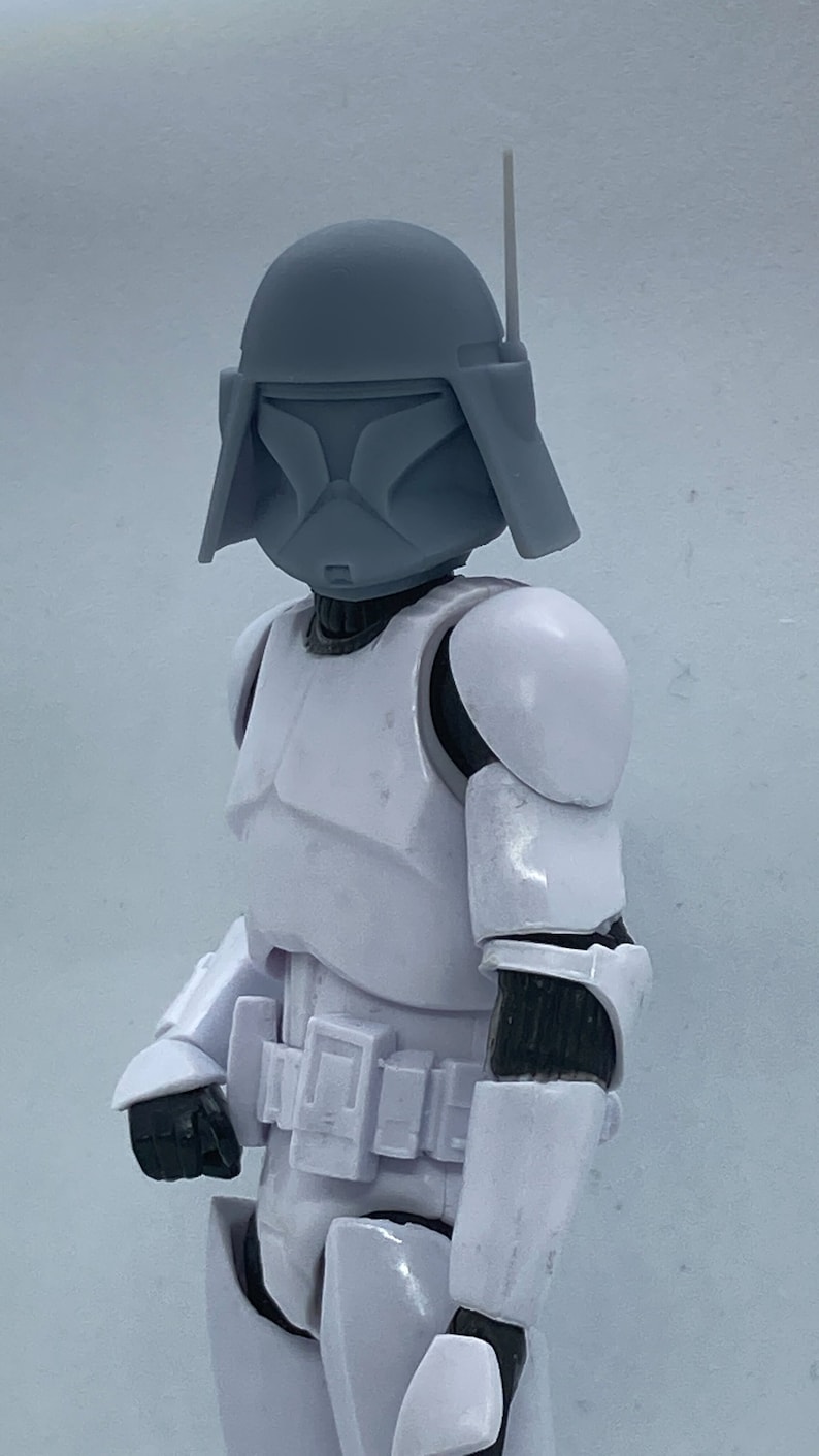 1/12 P1 Clone Trooper Reinforced Helmet Black Series 3D - Etsy