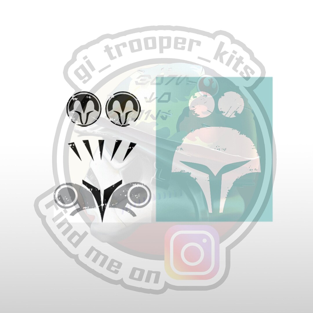 1/12 & 1/6 Bo Katan Decals - Etsy UK