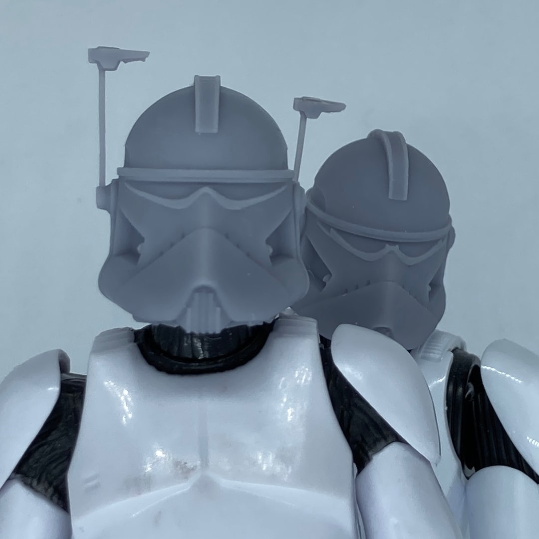 1/12 Wolffe Phase 2 Black Series 3D Printed Helmet - Etsy