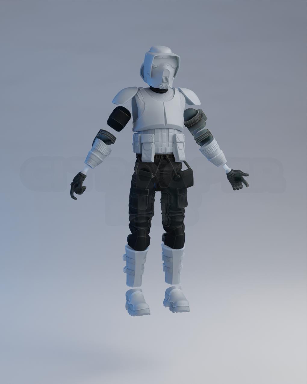 Clone Scout Trooper 1/12 - 3D Printed Kit - Etsy